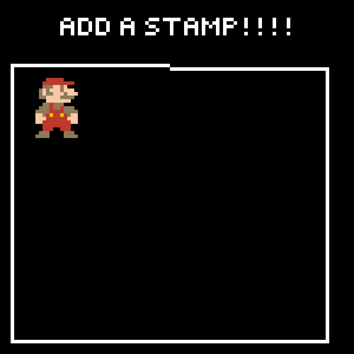 Editing ADD A STAMP - Free online pixel art drawing tool - Pixilart
