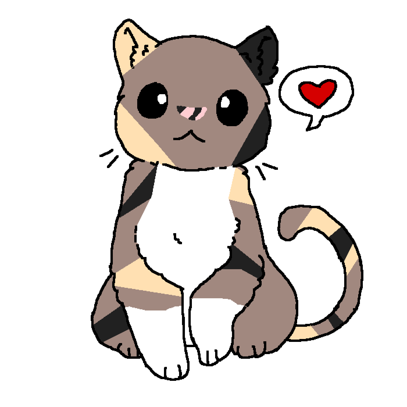 Editing my cat - Free online pixel art drawing tool - Pixilart