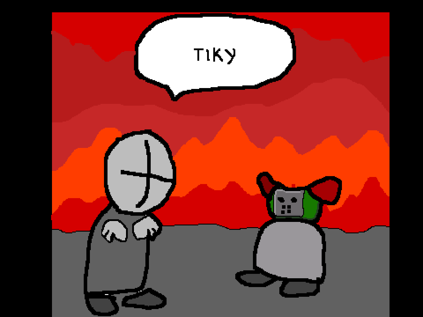 Pixilart - Tiky collab by ChronoTheWizard