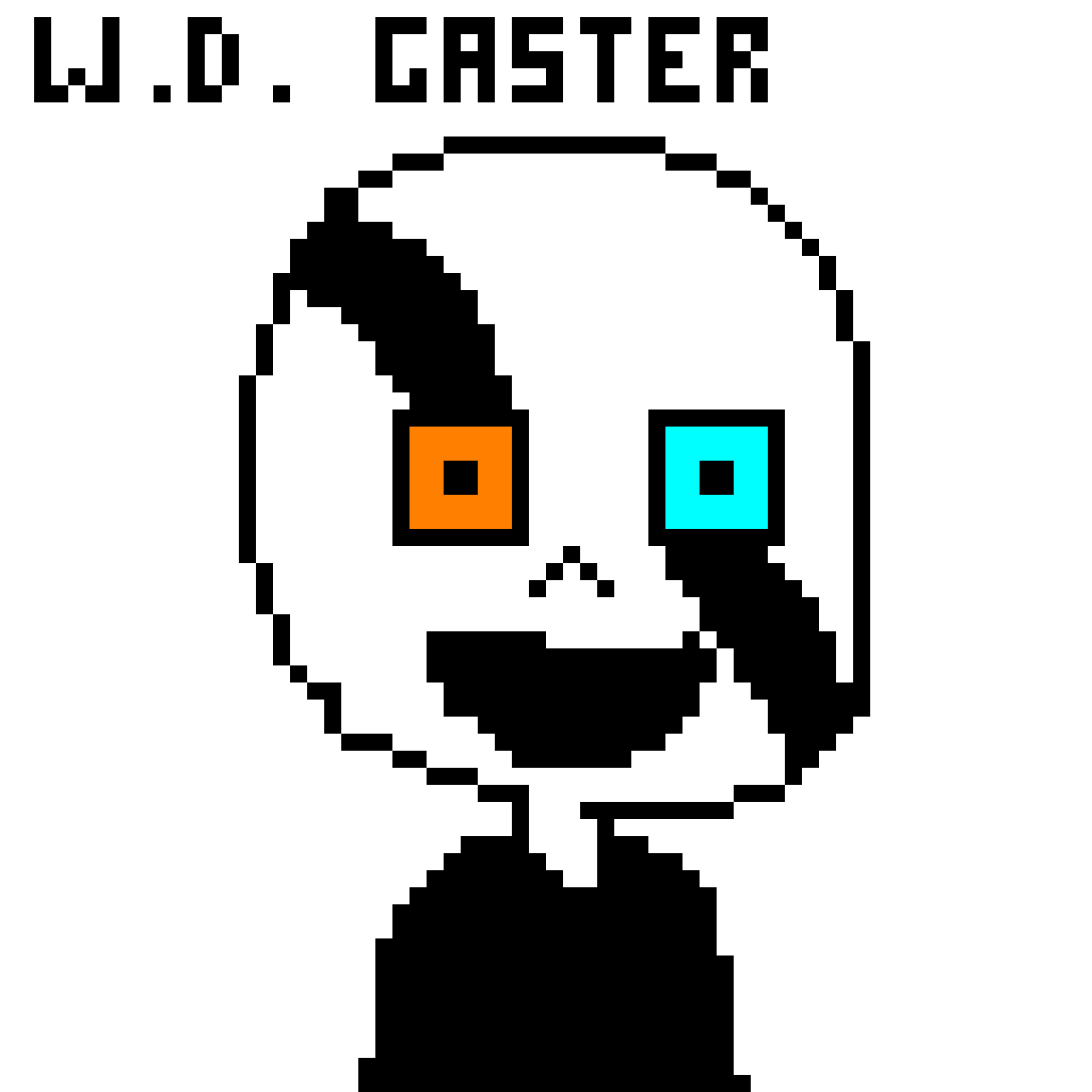 Pixilart - W.D. Gaster by EnderKonn