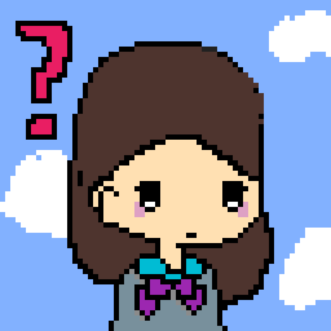 Editing Confused or not? - Free online pixel art drawing tool - Pixilart
