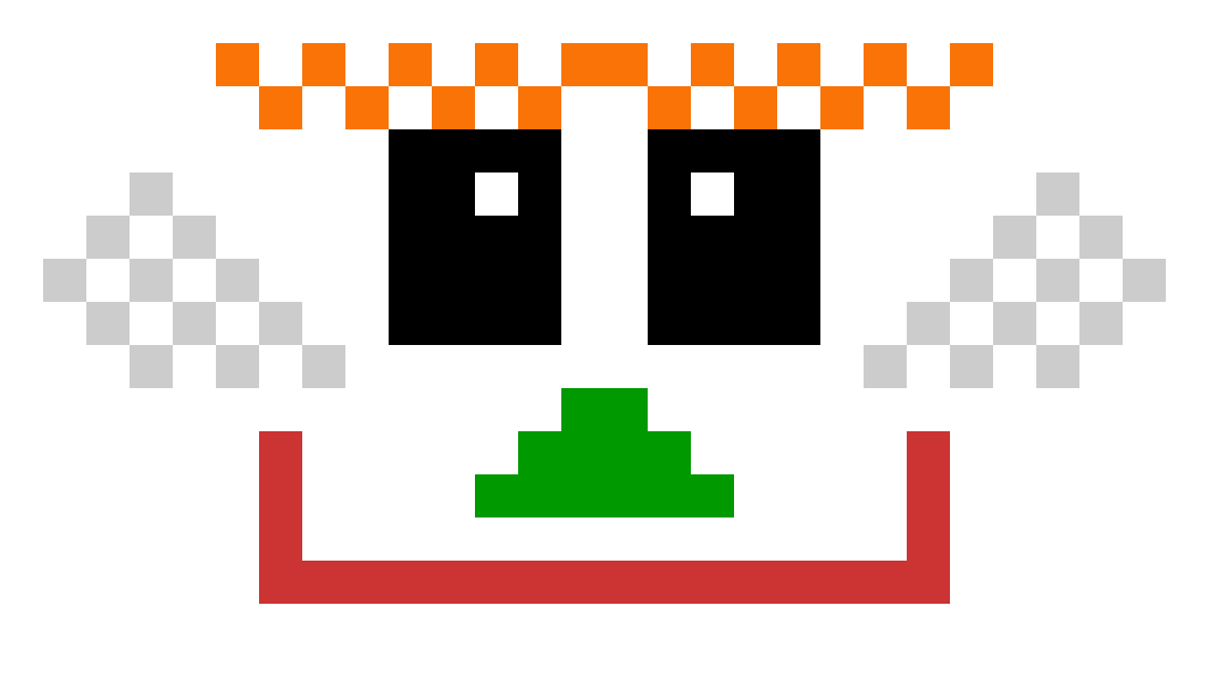 Editing pixel clown - Free online pixel art drawing tool - Pixilart