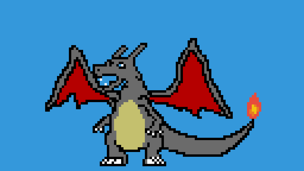 Pixilart - Shiny Charizard by Turtles