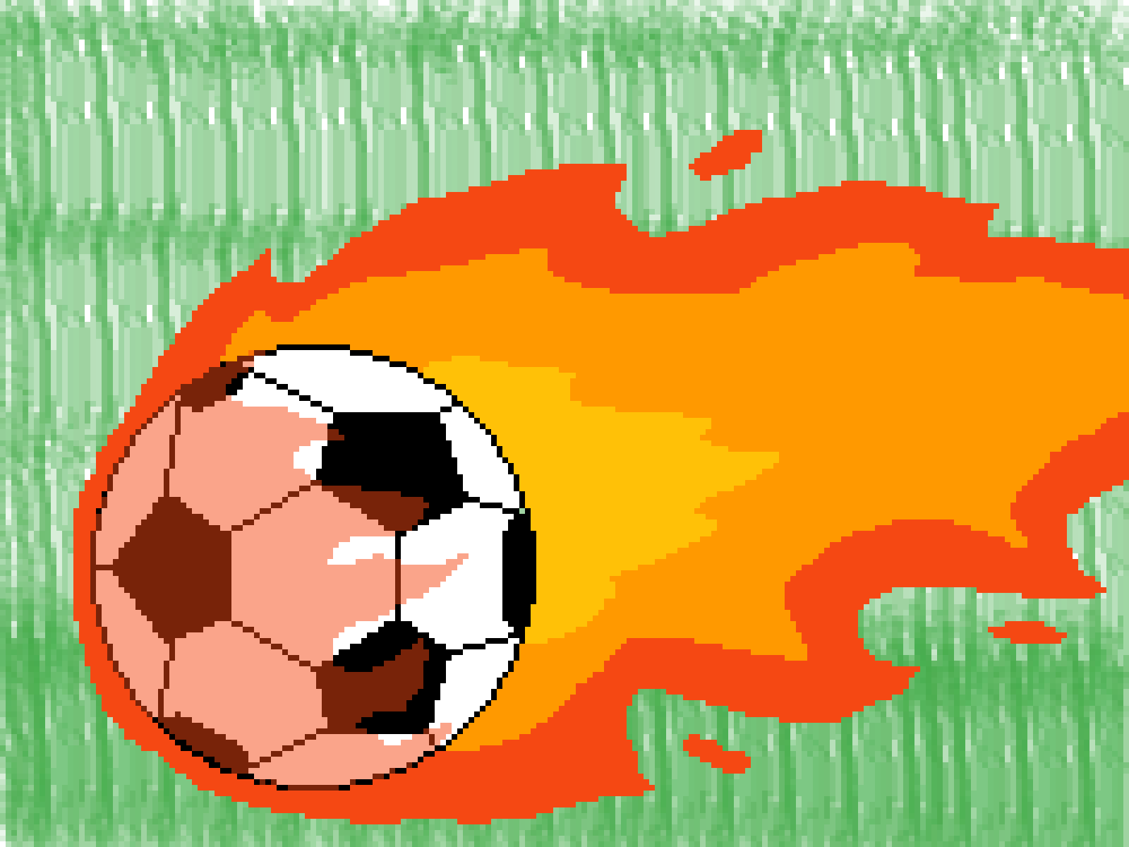 Pixilart Flaming Soccer Ball By Acedemon 5813