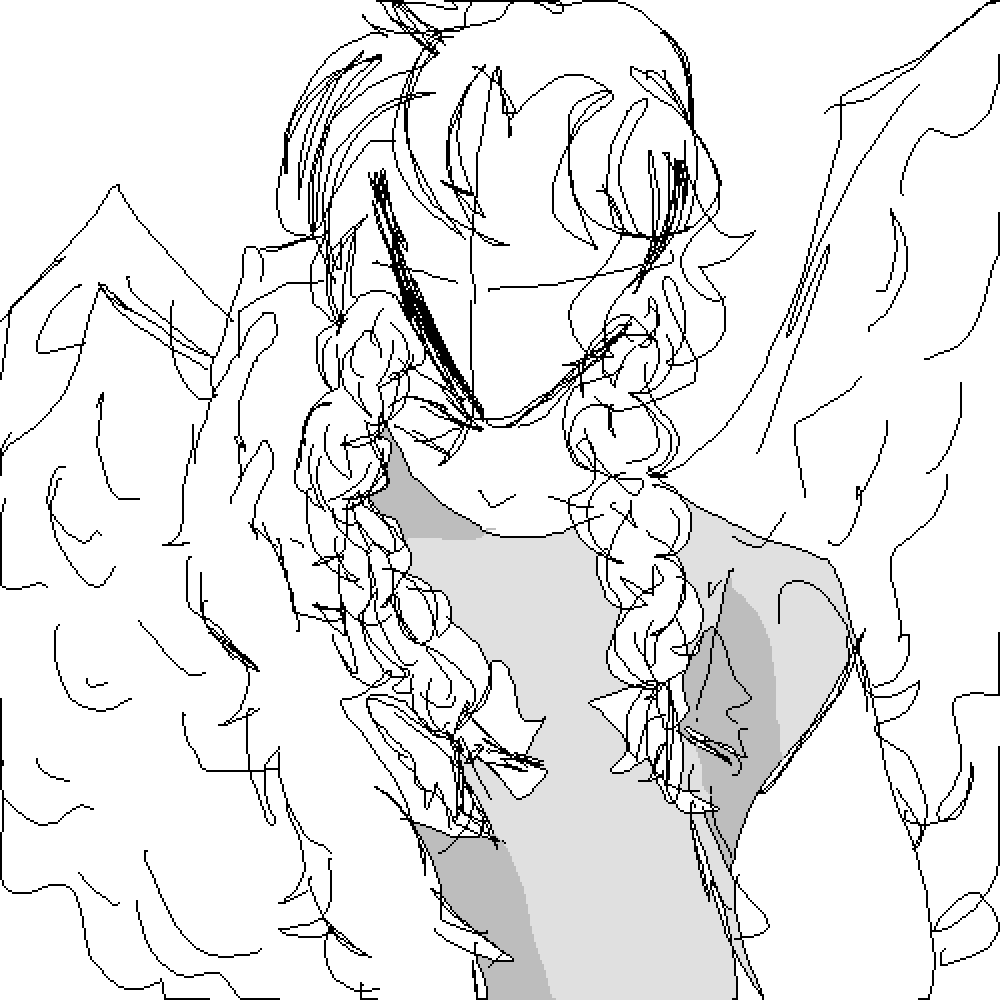 Pixilart - messy sketch by Dmelio