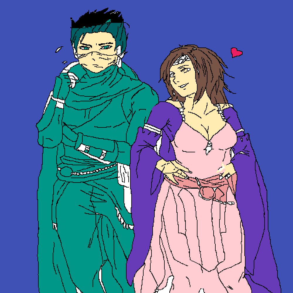 Editing Deku and Ochoka - Free online pixel art drawing tool - Pixilart