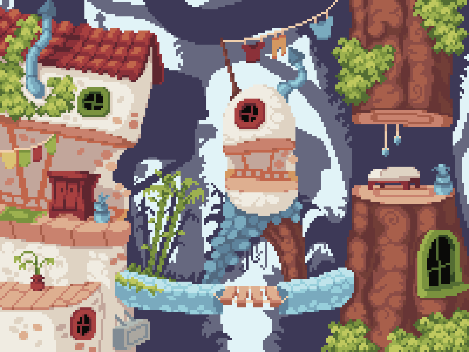 Pixilart - Crooked Forest by Vinzenzius
