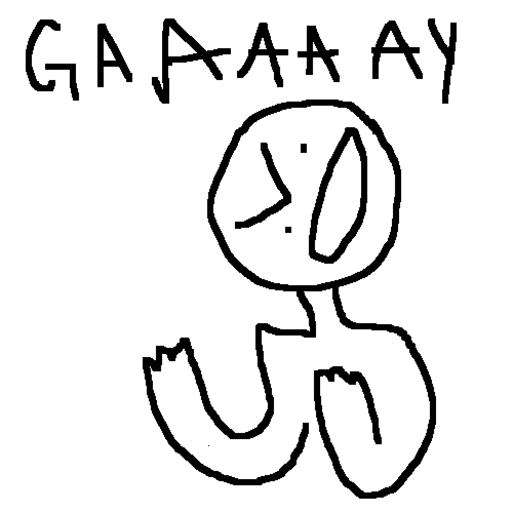 Pixilart - gaAAAAAY by mothz4brainz