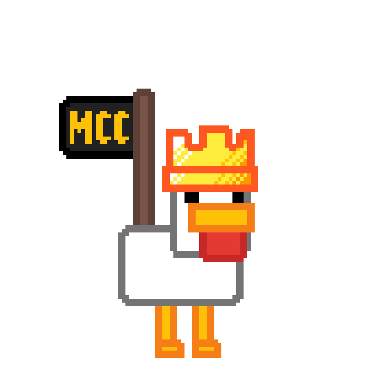 Pixilart - MCC Chicken Gif by DucksGoQuack