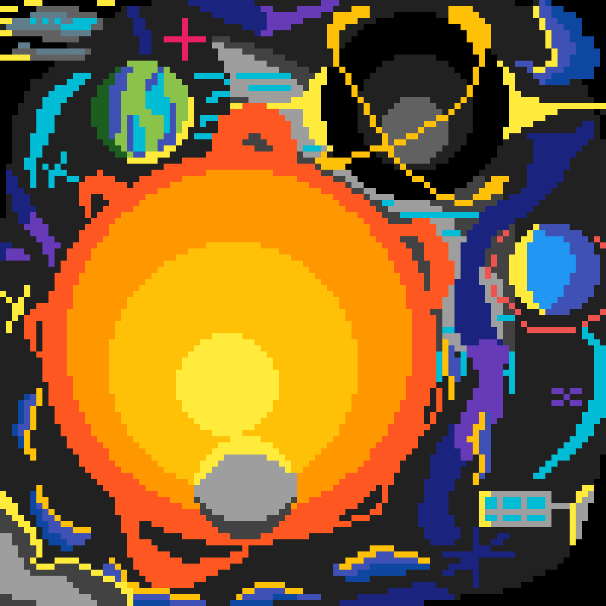 Pixilart - Space by undertale-pixil
