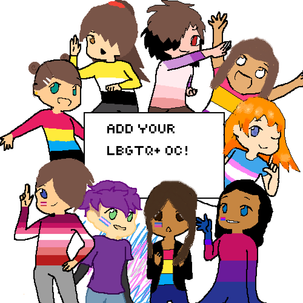 Editing LGBTQ - Free online pixel art drawing tool - Pixilart