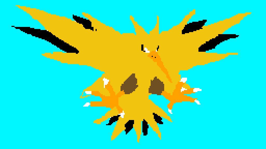 Pixilart - Zapdos by TEdestroyer125