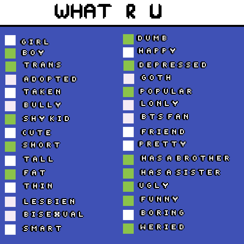 Pixilart - What r u by M3LANCH0LY