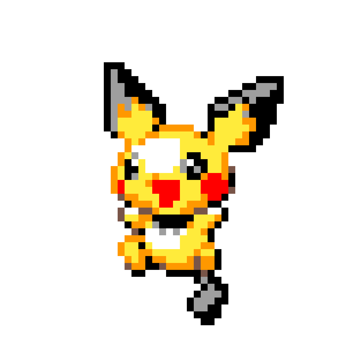 Pixilart - Pichu by xWaia