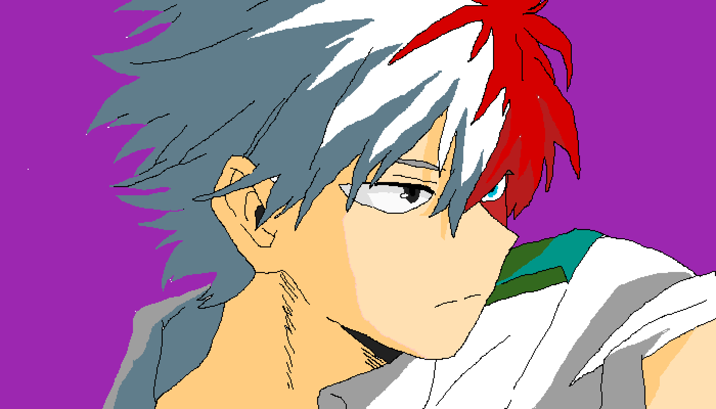 Pixilart - Shoto Todoroki base by Shadow-Logan