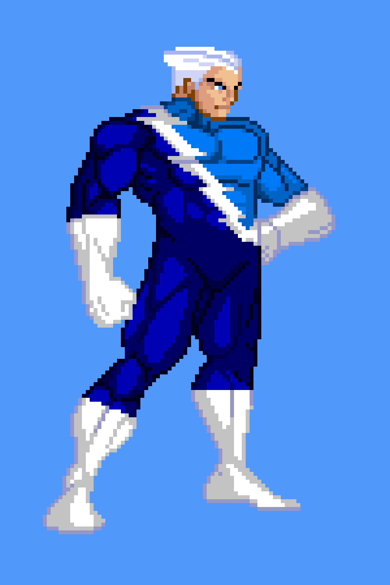 Pixilart - QuickSilver Sprite (for Cosme) by pixel-guy01