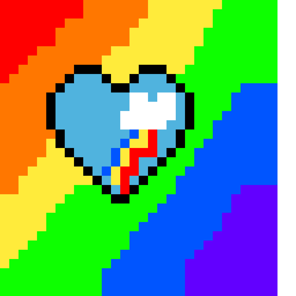 Pixilart - Rainbow Dash Heart by TehAssassin