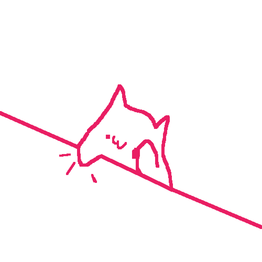 Editing pink bongo cat ;3 - Free online pixel art drawing tool - Pixilart