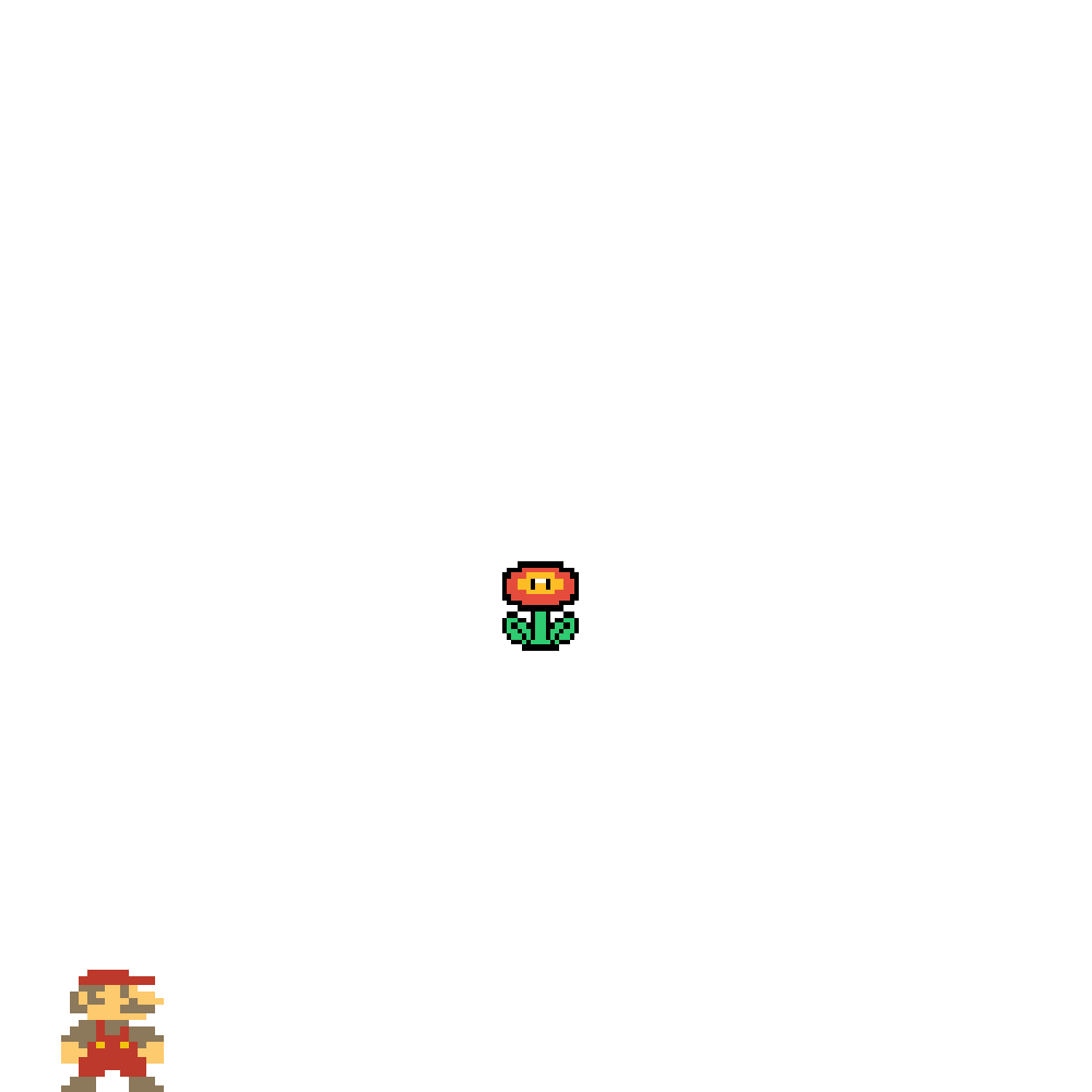 Pixilart - Mario Fire Flower Gif by Henry-L-Smith