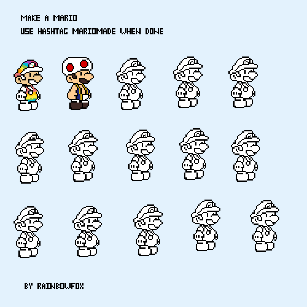 Editing Toad Mario - Free online pixel art drawing tool - Pixilart Editing Toad Mario - Free online pixel art drawing tool - Pixilart