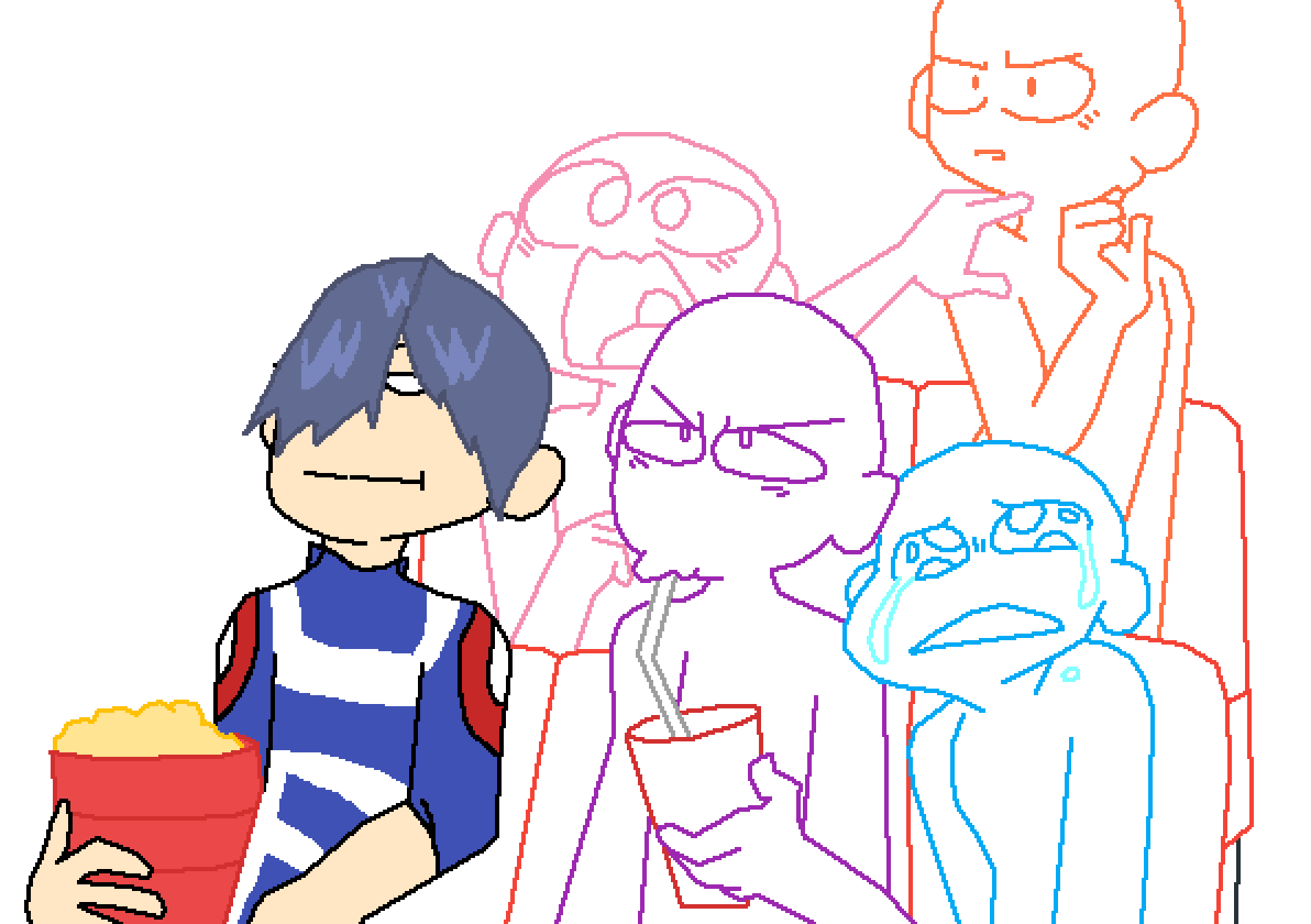 Editing i made tenya iida - Free online pixel art drawing tool - Pixilart