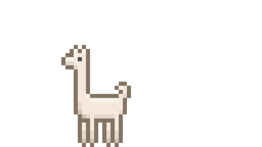 Editing #LLAMA WALK - Free online pixel art drawing tool - Pixilart