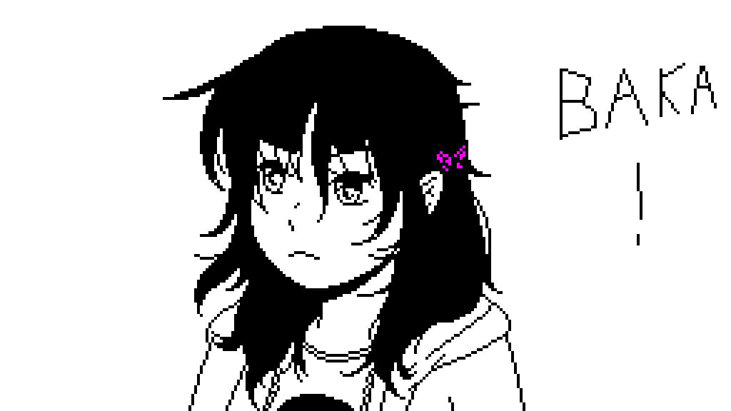 Editing Baka!~ - Free online pixel art drawing tool - Pixilart