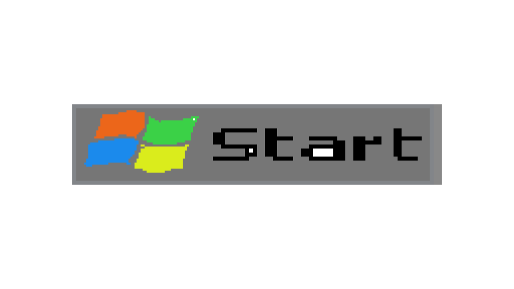 Editing Windows start button - Free online pixel art drawing tool ...