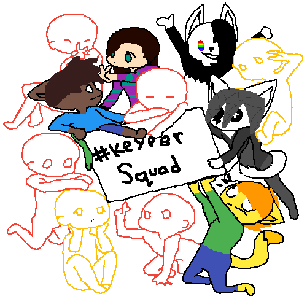 Pixilart - keeper squad by Anonymous