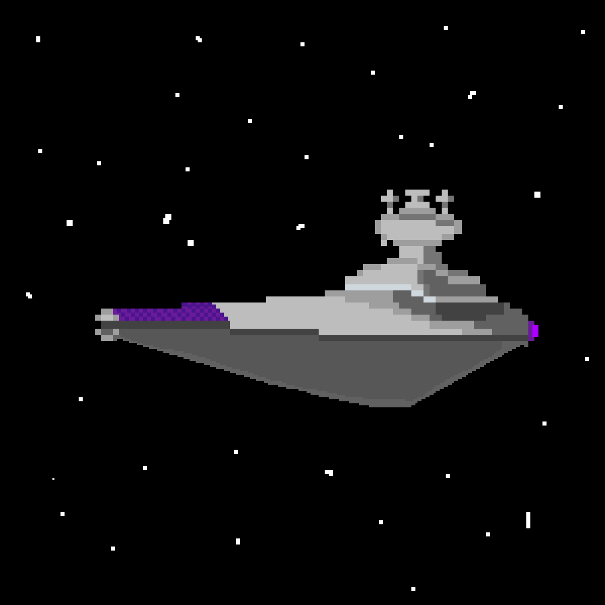 Editing Star destroyer - Free online pixel art drawing tool - Pixilart