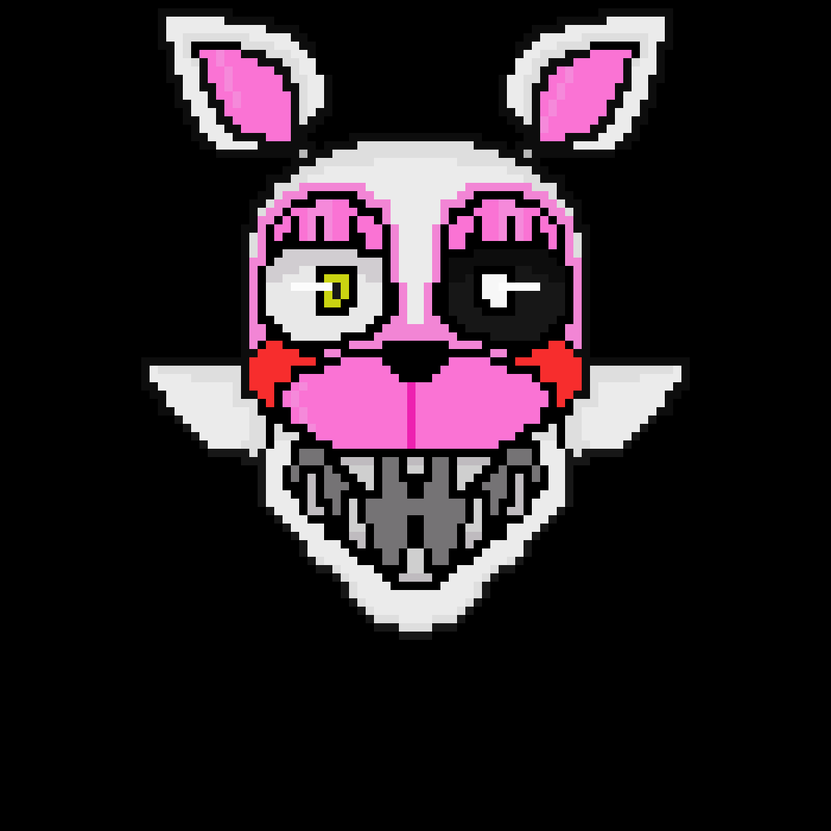 Pixilart - mangle fnaf by DarkMisty