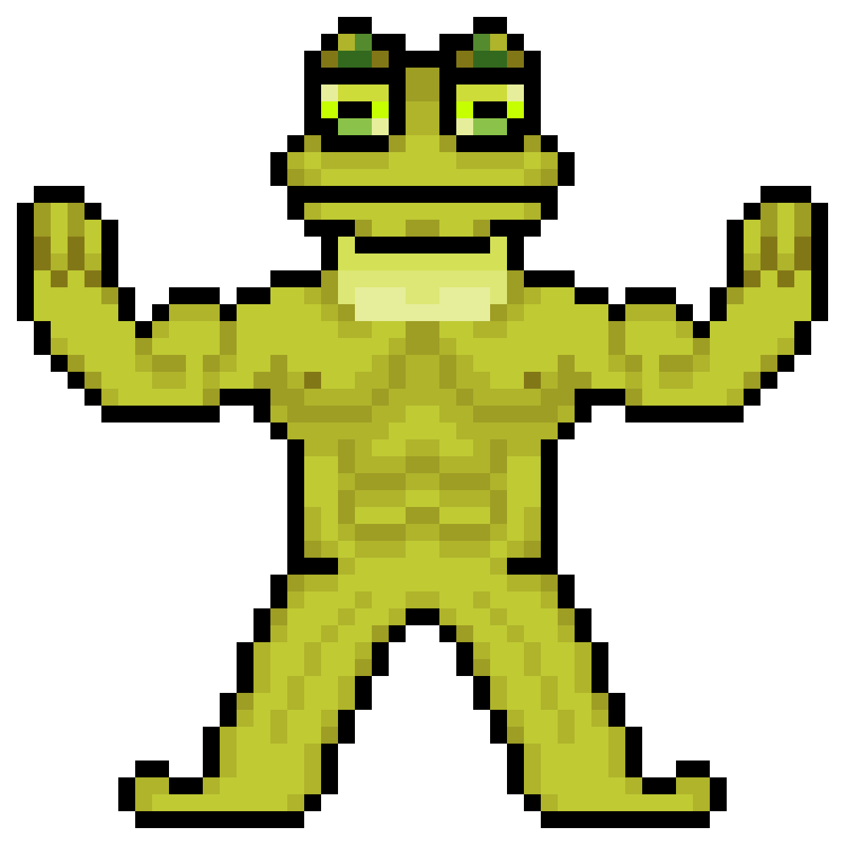 Pixilart - Buff Frog by AWalnut