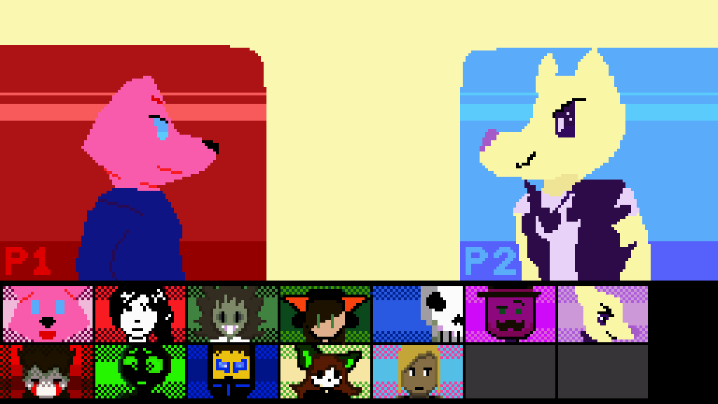 Editing SELECT YOUR CHARACTER! COLLAB - Free online pixel art drawing ...