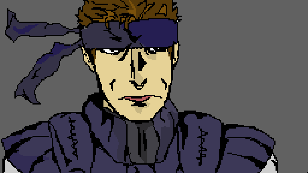 Editing Solid Snake - Free online pixel art drawing tool - Pixilart
