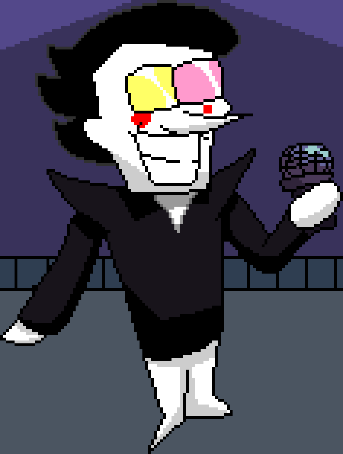Pixilart - Spamton by FNFEnjoyer08