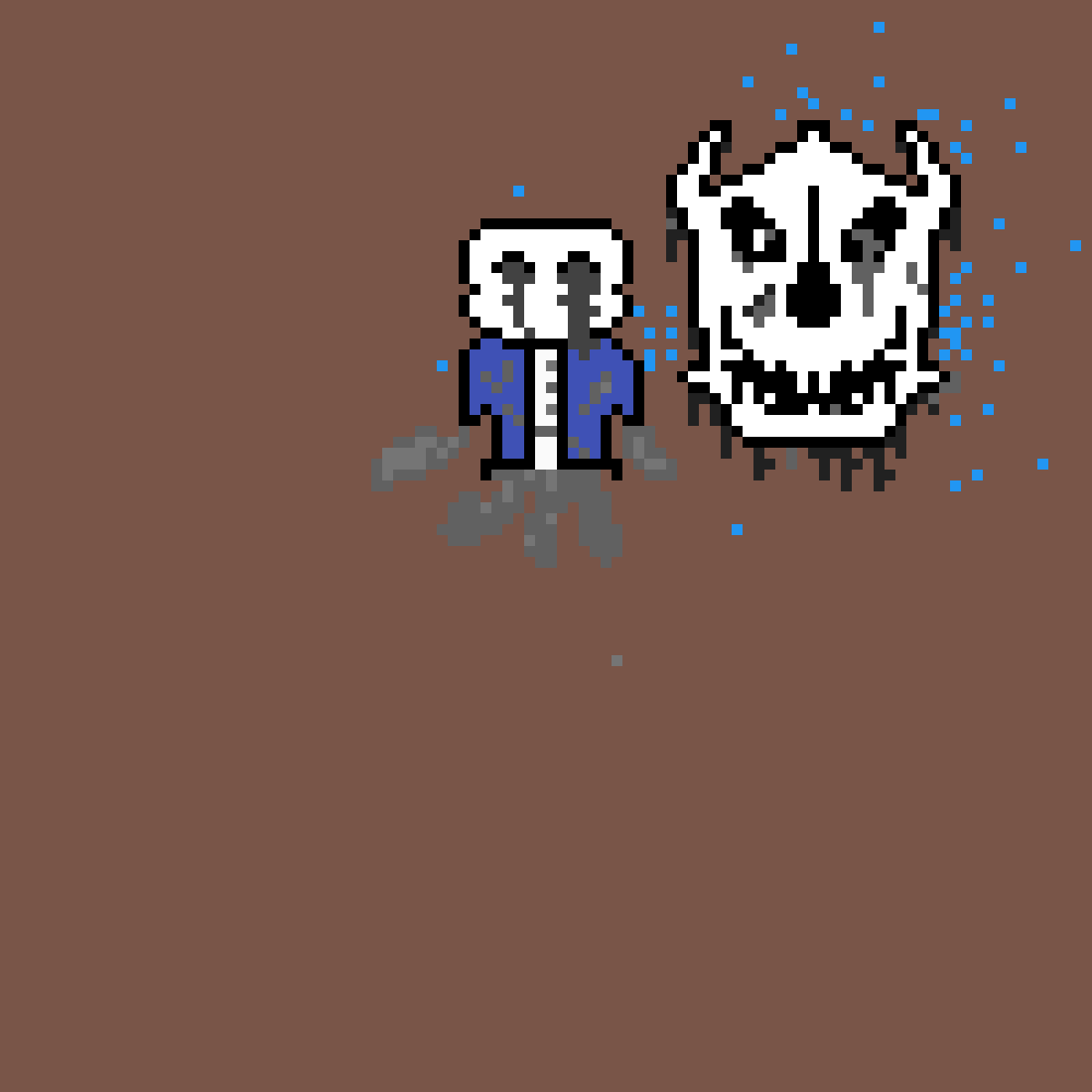 Pixilart - deathtale sans by Floweyflower