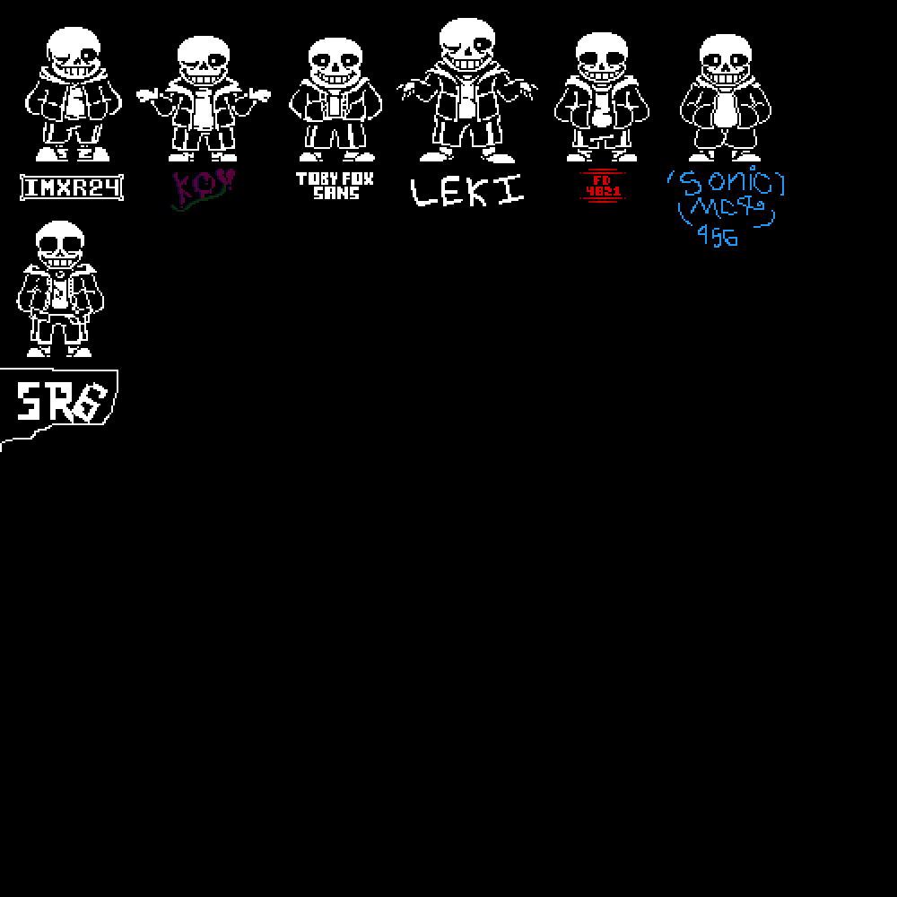 Pixilart - Undertale Sans collab by notsr6