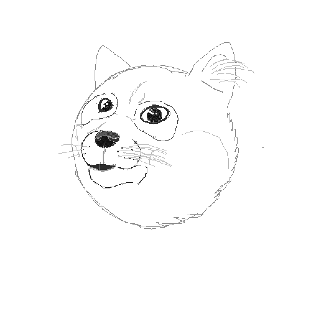Editing Doge - Free online pixel art drawing tool - Pixilart
