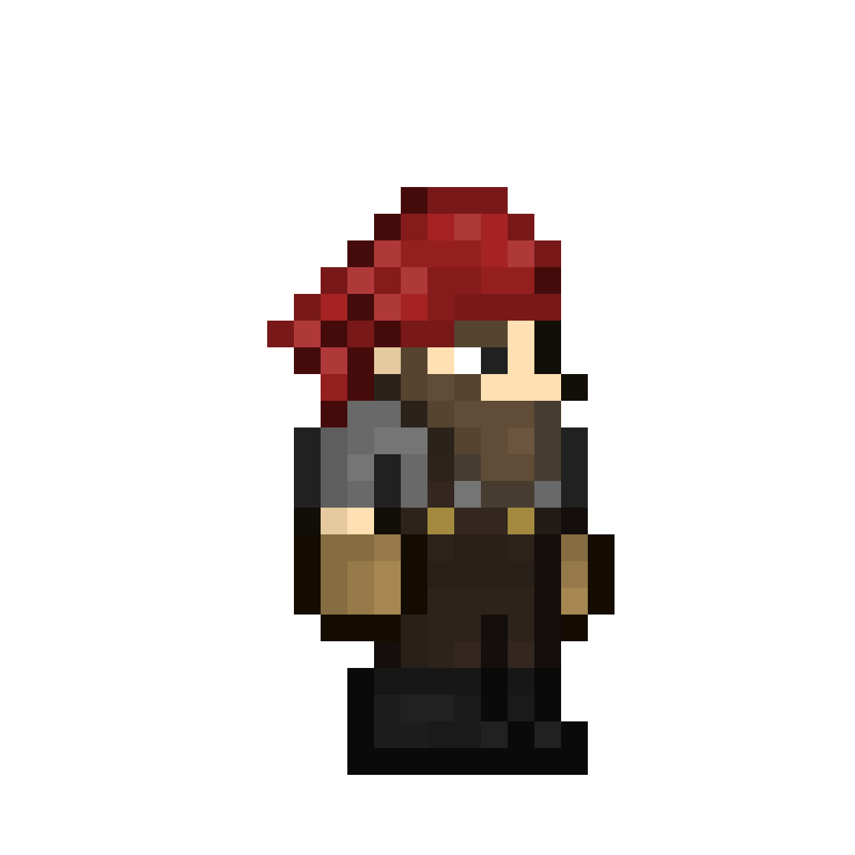 Pixilart - terraria blacksmith by stoltzmanethan
