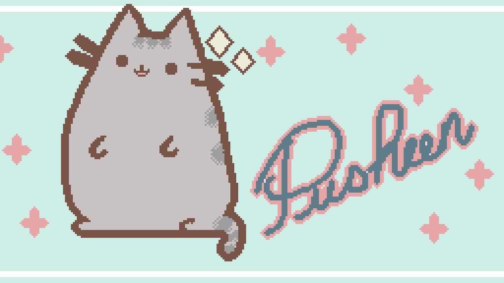 Pixilart - Pusheen by saphirite