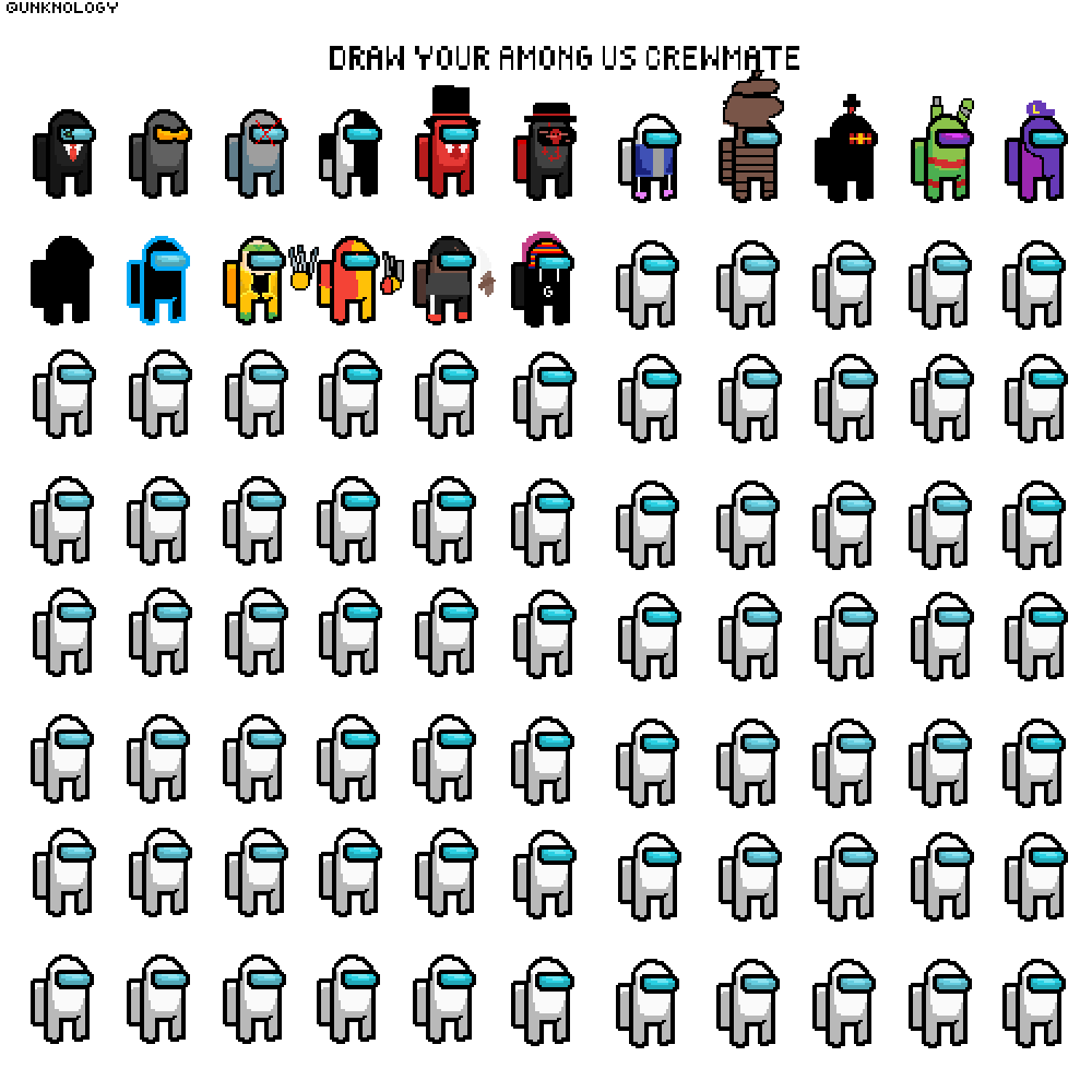 Editing among us power - Free online pixel art drawing tool - Pixilart