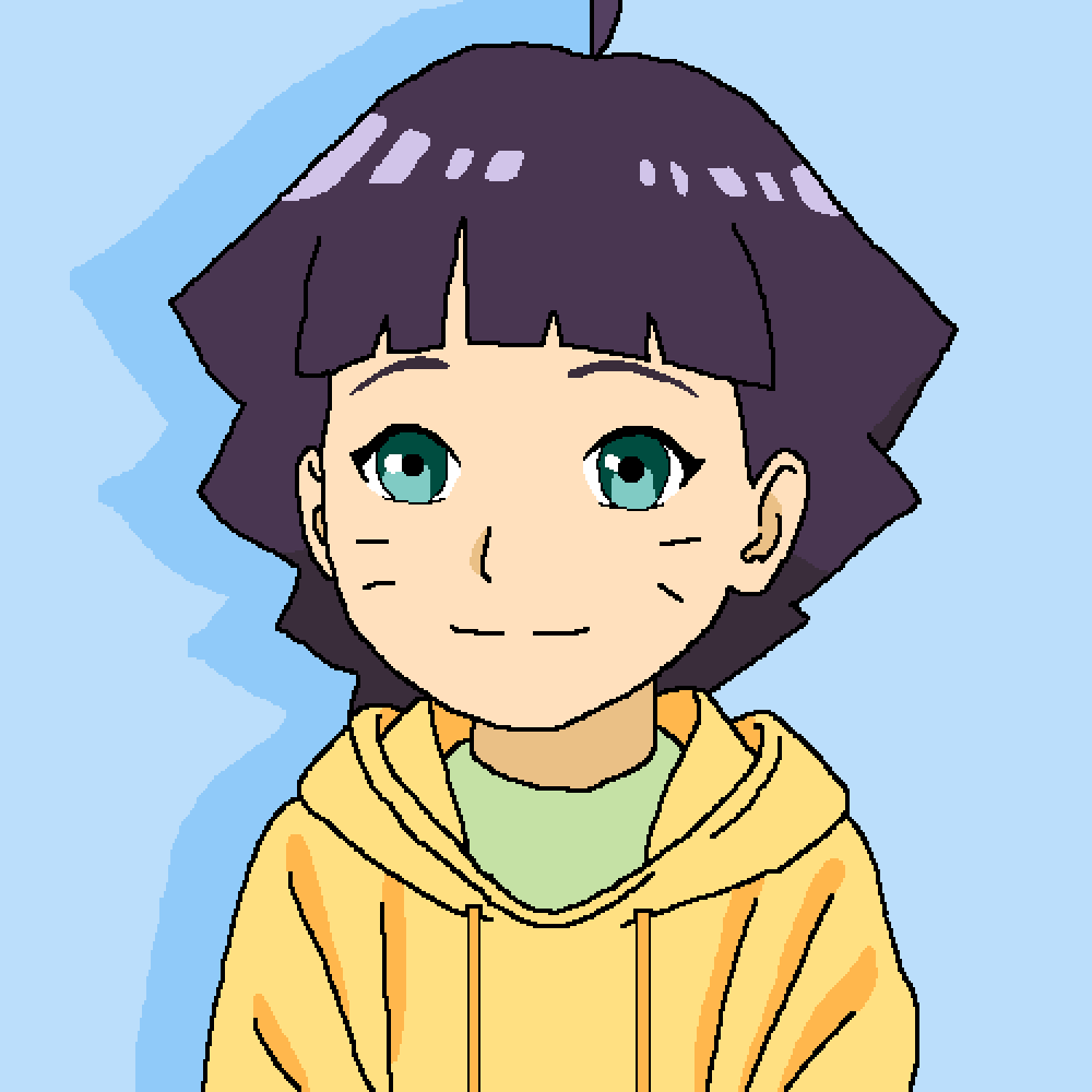 Pixilart - Himawari Uzumaki by Taymius