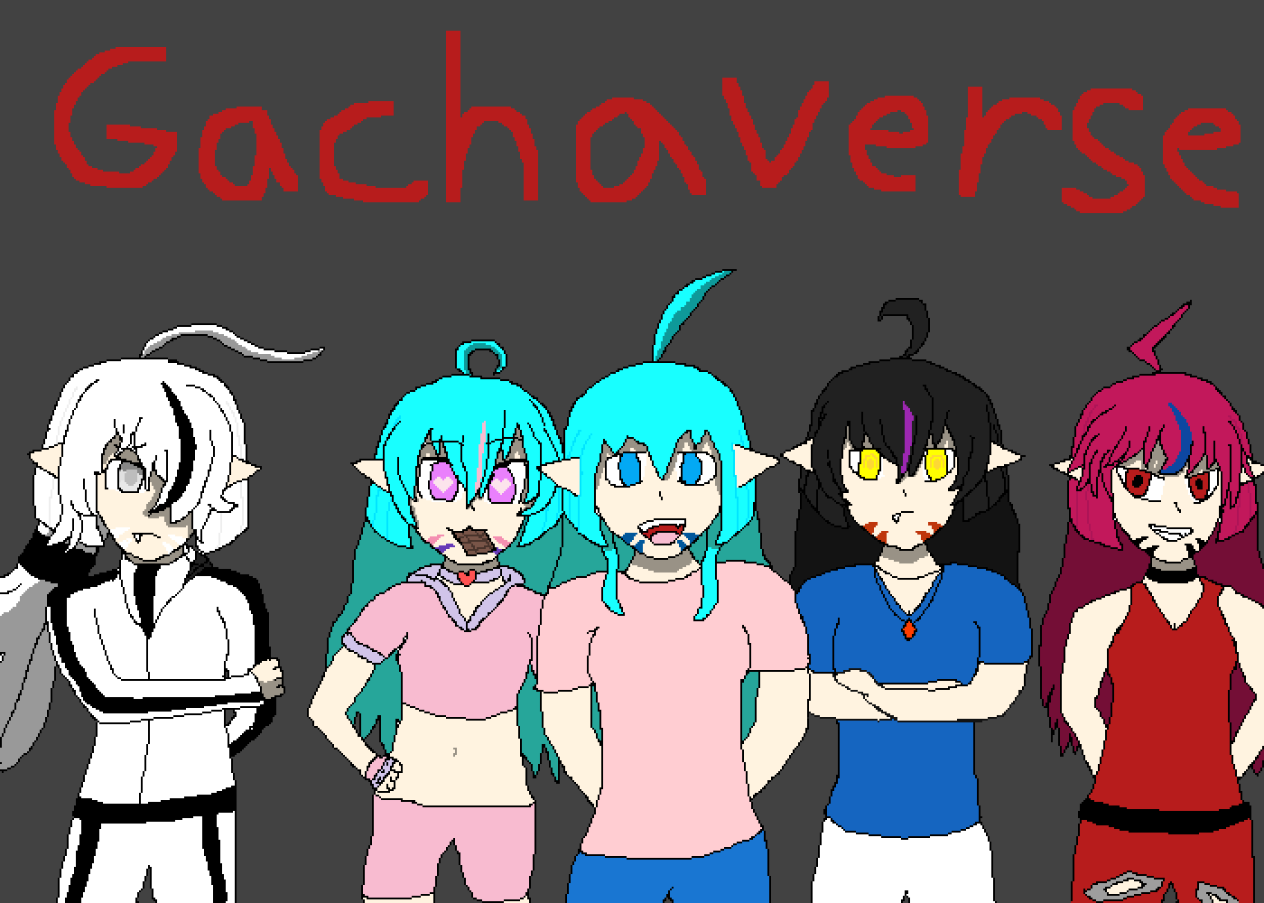 Pixilart - Gachaverse Celeste(s) by GoldenWolf17