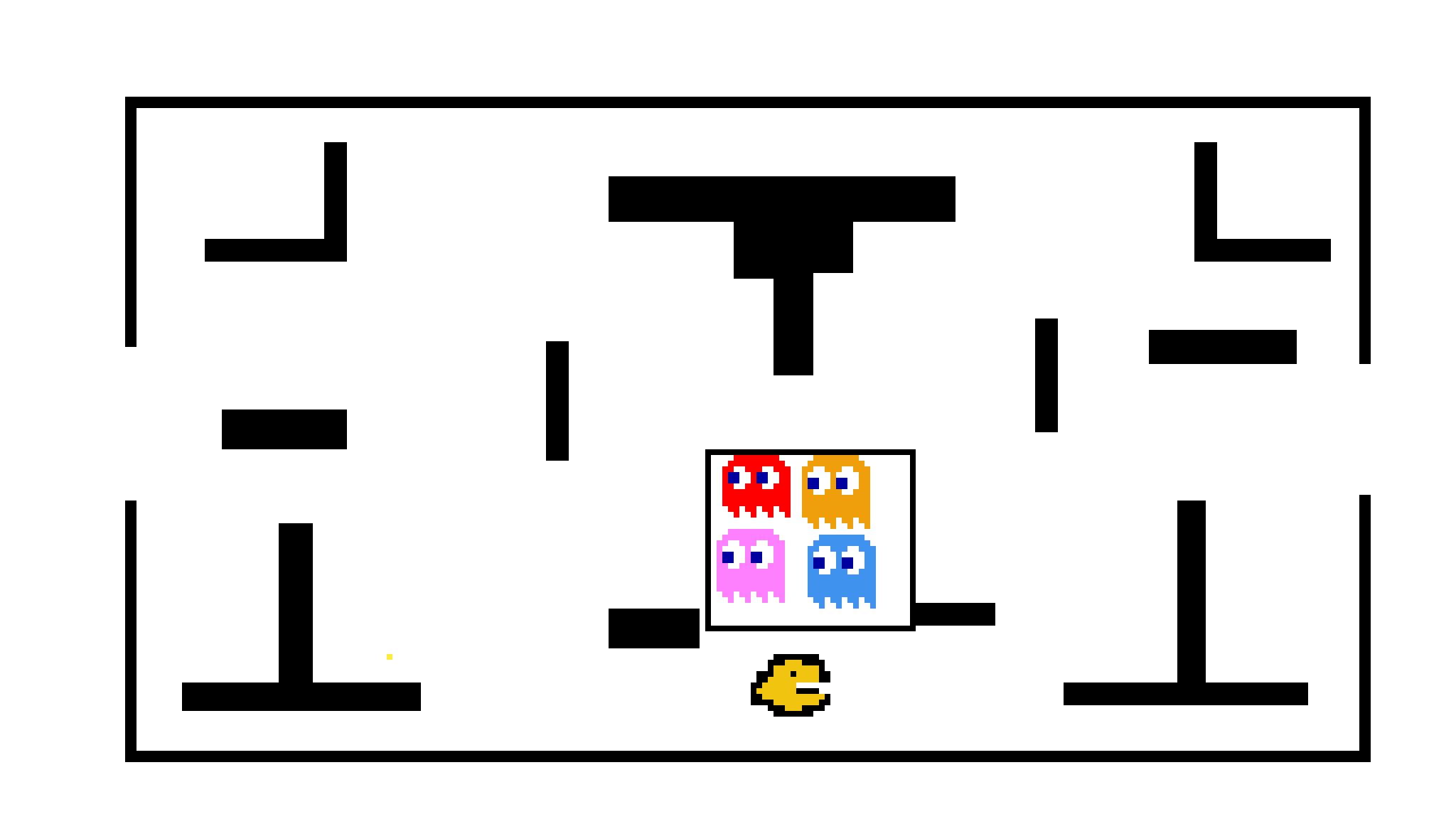 Editing Pacman maze - Free online pixel art drawing tool - Pixilart