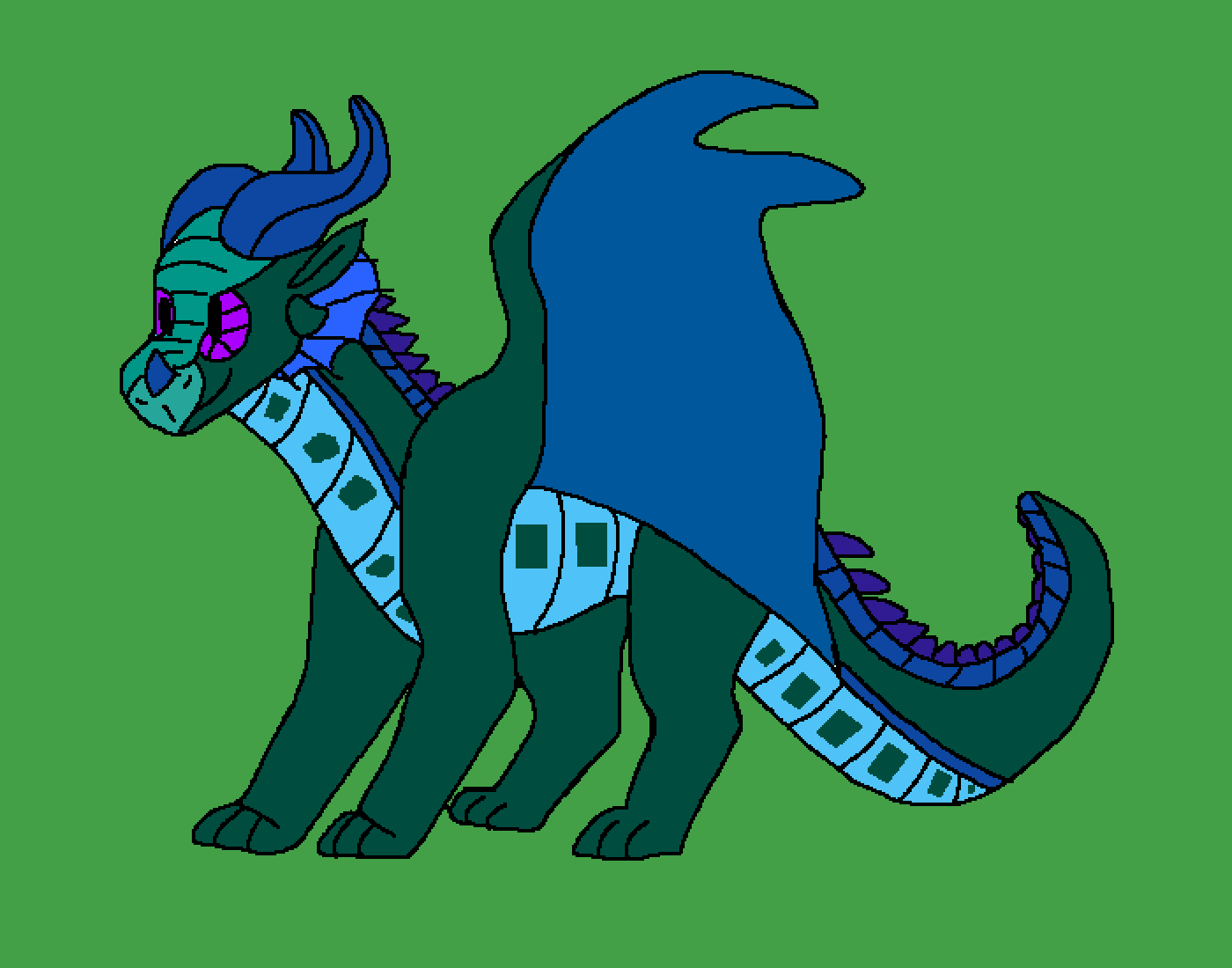 Pixilart - reef sea rainwing by dragonboss