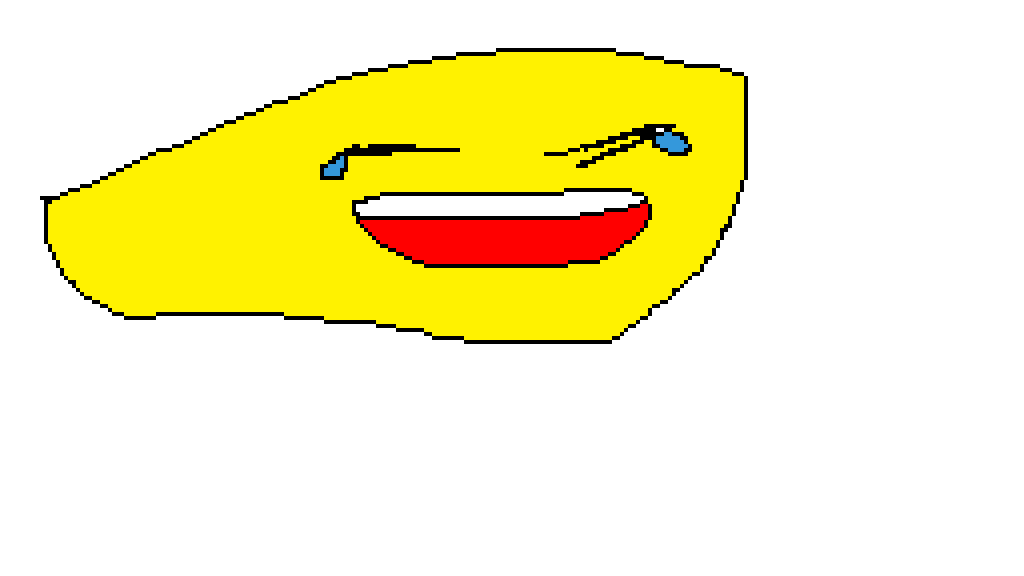 Pixilart - stretched emoji + horrible color choice = ...(idk) by Mimisters