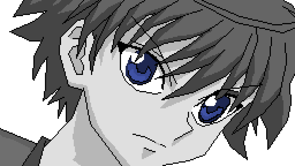 Editing Killua Zoldyck - Free online pixel art drawing tool - Pixilart