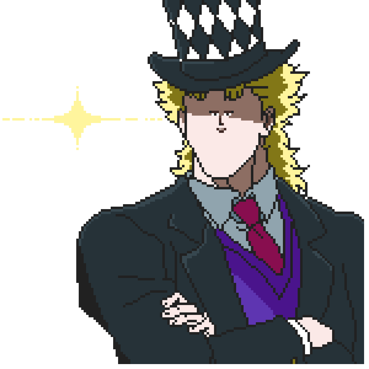 Pixilart - Speedwagon transparent by Ailuicous