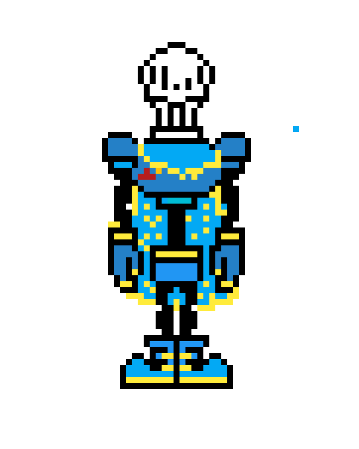 Editing OuterTale Papyrus - Free online pixel art drawing tool - Pixilart