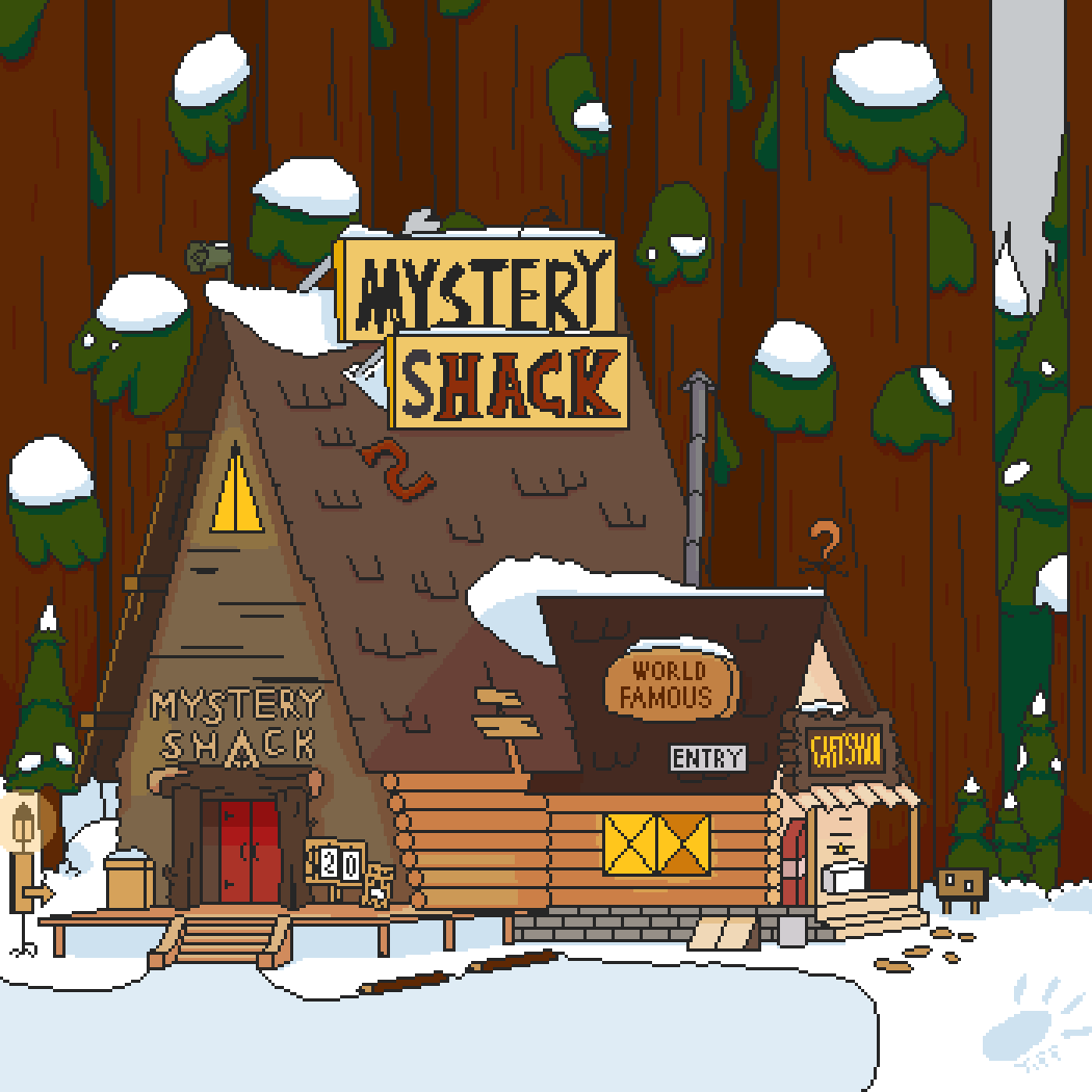 Pixilart - Mystery Shack by tiffyt